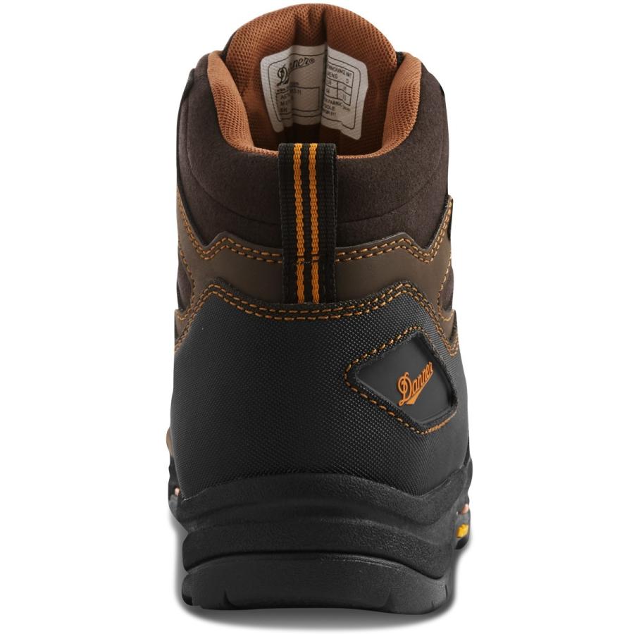 Danner（ダナー） ダナーワークブーツ 防水 DANNER Vicious 4.5 Brown Orange Composite Toe ...