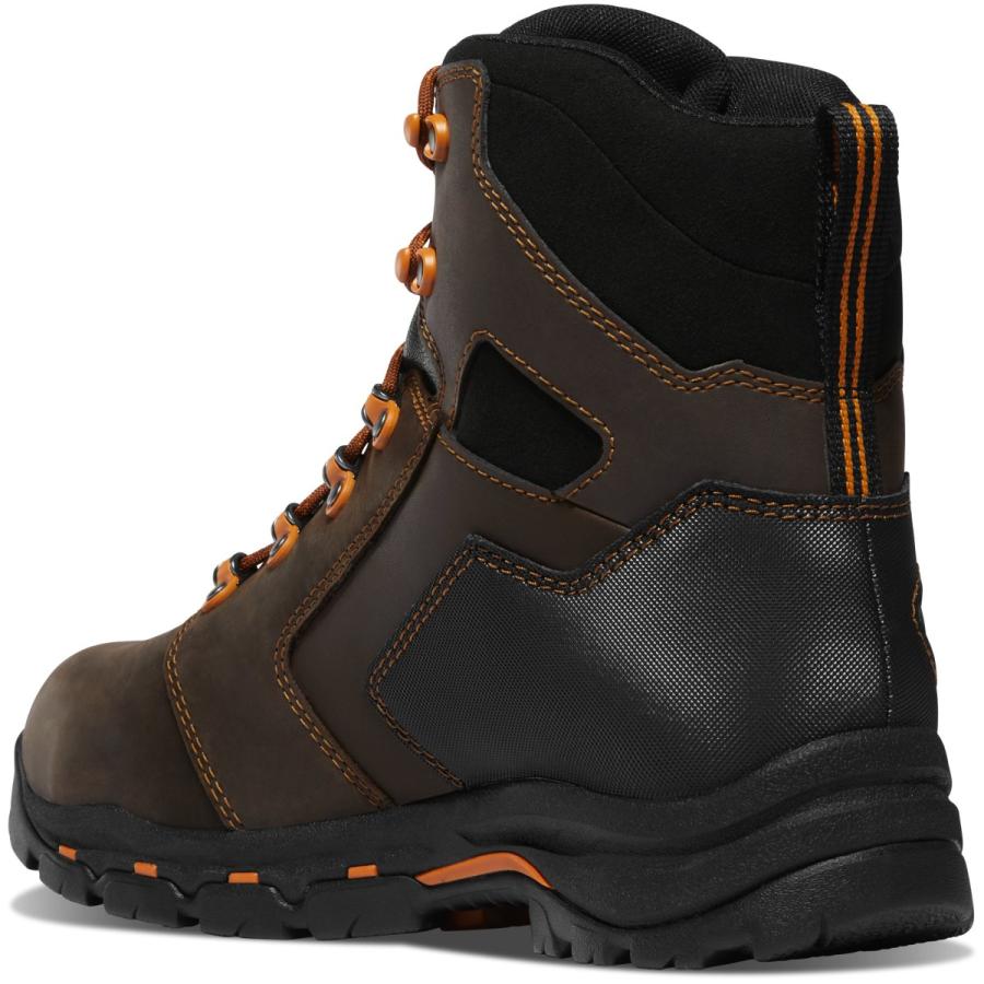 Danner ダナーワークブーツ DANNER Vicious 6 ブラウン オレンジ MET NMT 13880 : KM-BOOTH ...