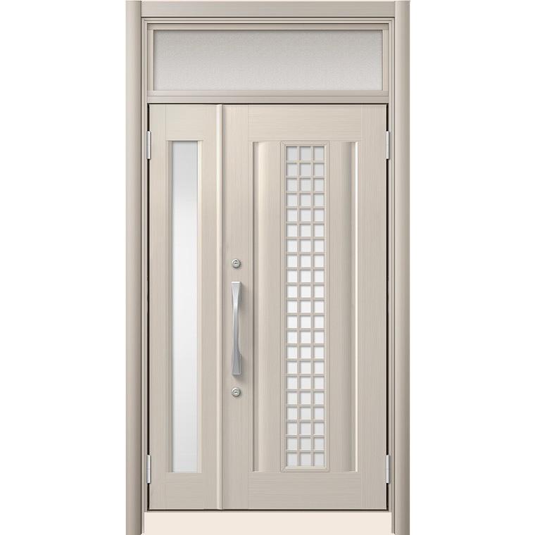 LIXIL リシェント リフォーム玄関ドア アルミ仕様C20N型 親子ランマ付き アルミ色 標準工事込み : rc-c20or : リフォームのマルワ - 通販 - Yahoo!ショッピング