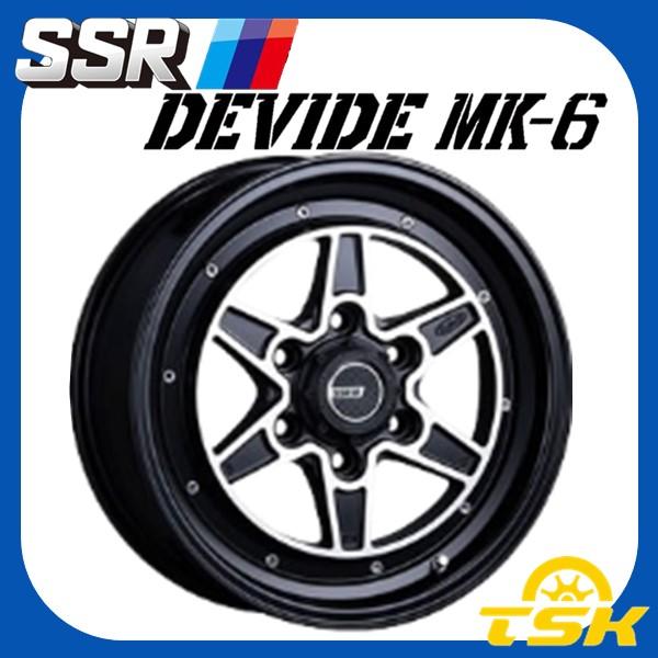 アルミホイール 17インチ 6.5J +38 6H139.7 4本セット SSR DEVIDE MK-6 フラットブラックポリッシュ : tsk-devide-mk6-002 : KMI ...