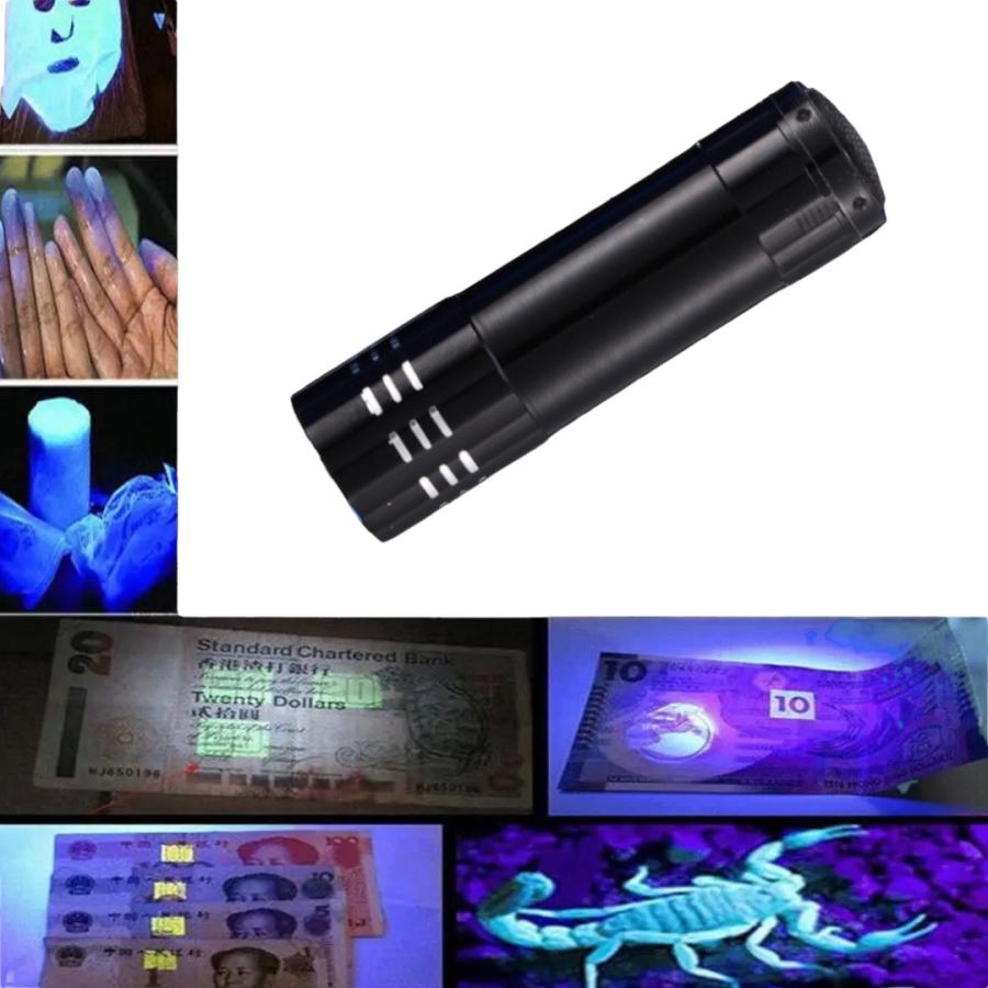 ブラックライト 9LED UVライト 軽量 ミニライト 紫外線 ネイル 硬化 : KMSS - 通販 - Yahoo!ショッピング