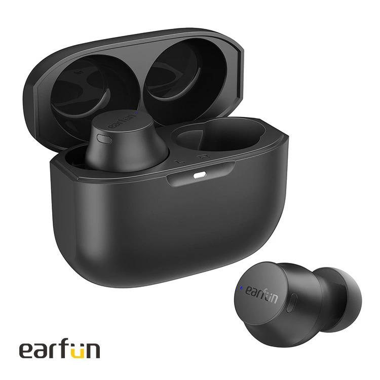 EarFun Free Mini Bluetooth 5.0 ワイヤレスイヤホン タッチ式 音量調節可能 24時間再生 コンパクト 軽量 IPX7防水 自動ペアリング 高音質ドライバー AAC ...