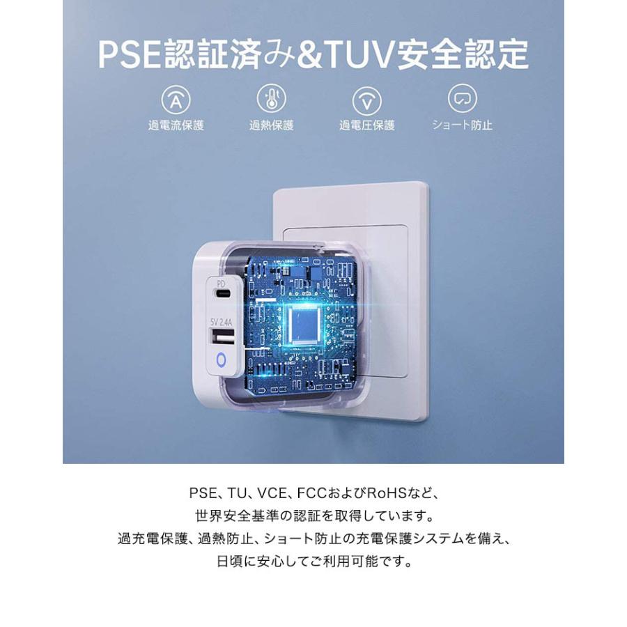 PD 充電器 CHOETECH 65W Type C 急速充電器【GaN (窒化ガリウム)採用/折畳式/PSE認証済/2USB-Cポート】 : ナイコムオンラインストアYahoo!店 - 通販 ...