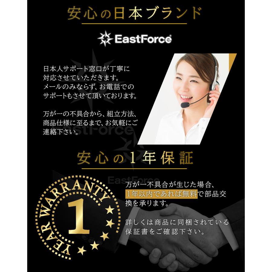 EastForce ゲーミングチェア ハイエンドモデル フットレスト搭載 日本ブランド 多機能 リクライニング160度 高性能4Dアームレスト :EFPMFRBK:こーじーすとあ Yahoo ...