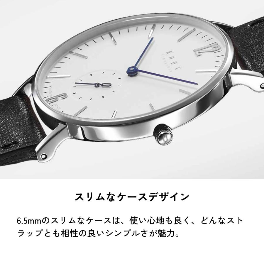 Knot 腕時計 日本製 スモールセコンド ローズゴールドケース メンズ レディース 36mm CS-36 クォーツ : Knot ヤフー店 - 通販 - Yahoo!ショッピング