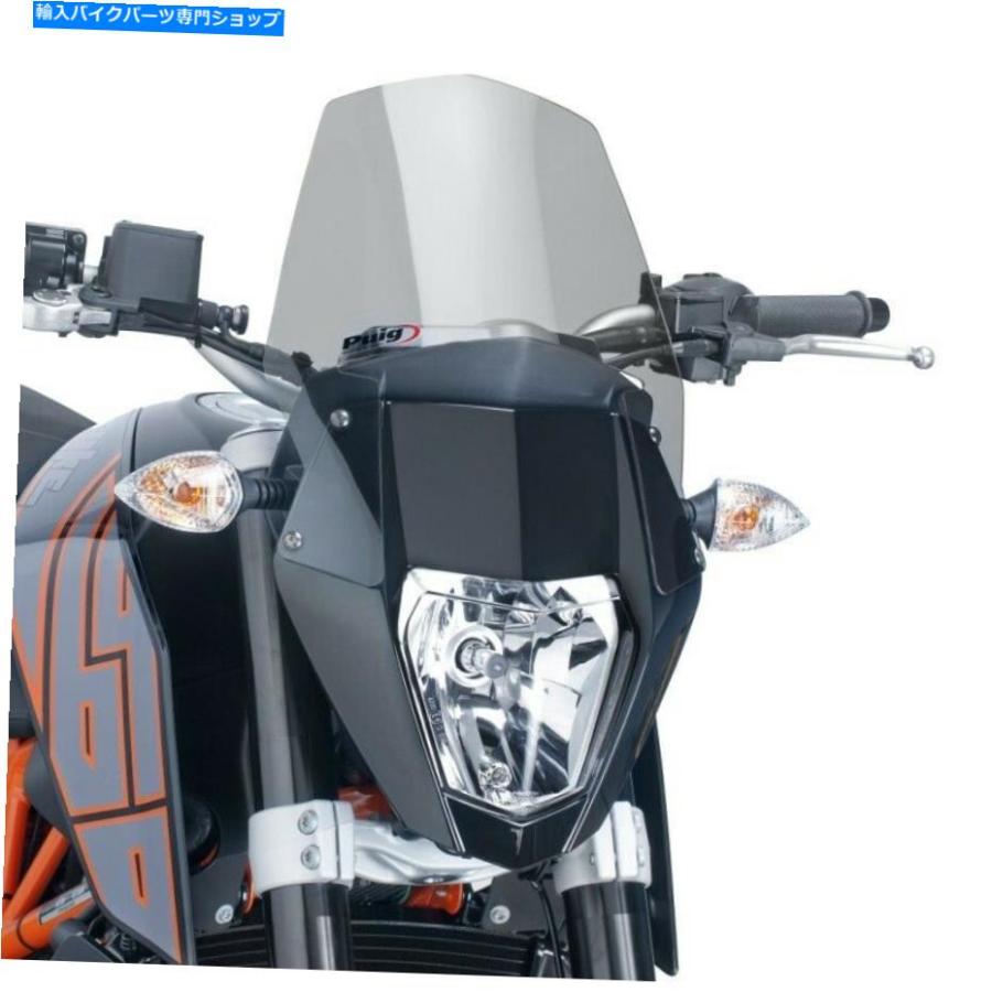 windshield KTM 690デューク/ R 2012>パイグスクリーンスモーク裸のフロントスクリーン 690 DUKE / 2012 ...