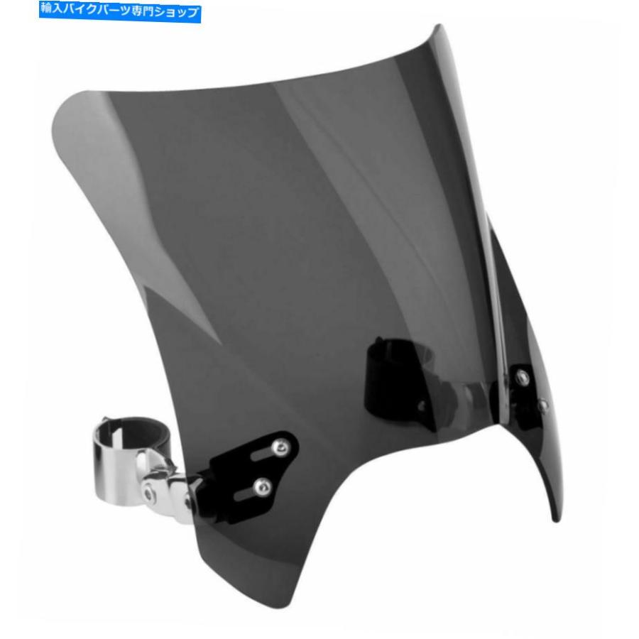 windshield ホンダVT1300CX FURY 2010-2020ショートストレートアームクロム Mohawk Windshield ...