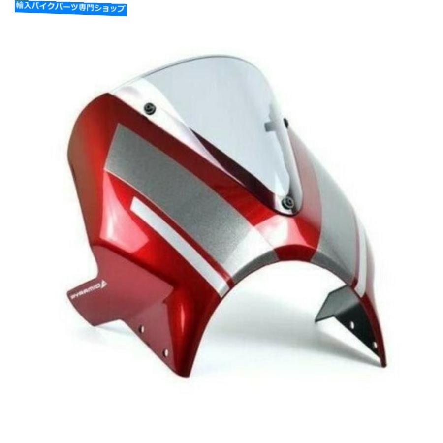 windshield ピラミッドフライスクリーンレッドホッパースキーム勝利スピードツイン2019 - 2021 Pyramid Fly ...