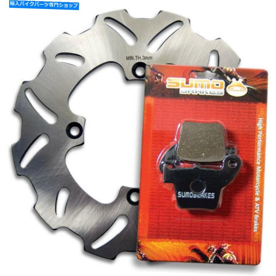 Rear Brake Rotor リアブレーキディスクローター+パッド用ホンダCRF150R＆CRF150 RBエキスパート[2007 ...