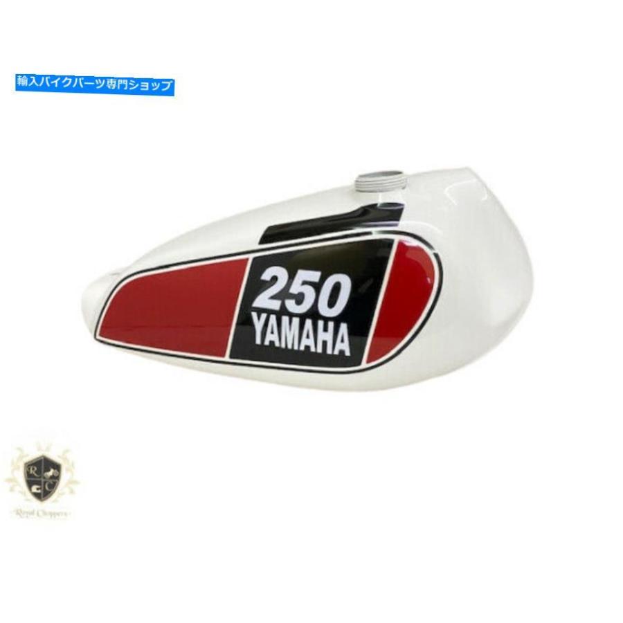 タンク ヤマハXT 250 3Y3 4Y1レッド＆ホワイト塗装ガソリンタンク1980-1990 |フィット） Yamaha Xt 4Y1 ...