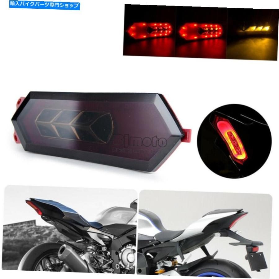 ウインカー ヤマハYZF R1 2015-2019 YZF-R6 2017-2020のためのLEDテールブレーキライトターン信号 LED ...
