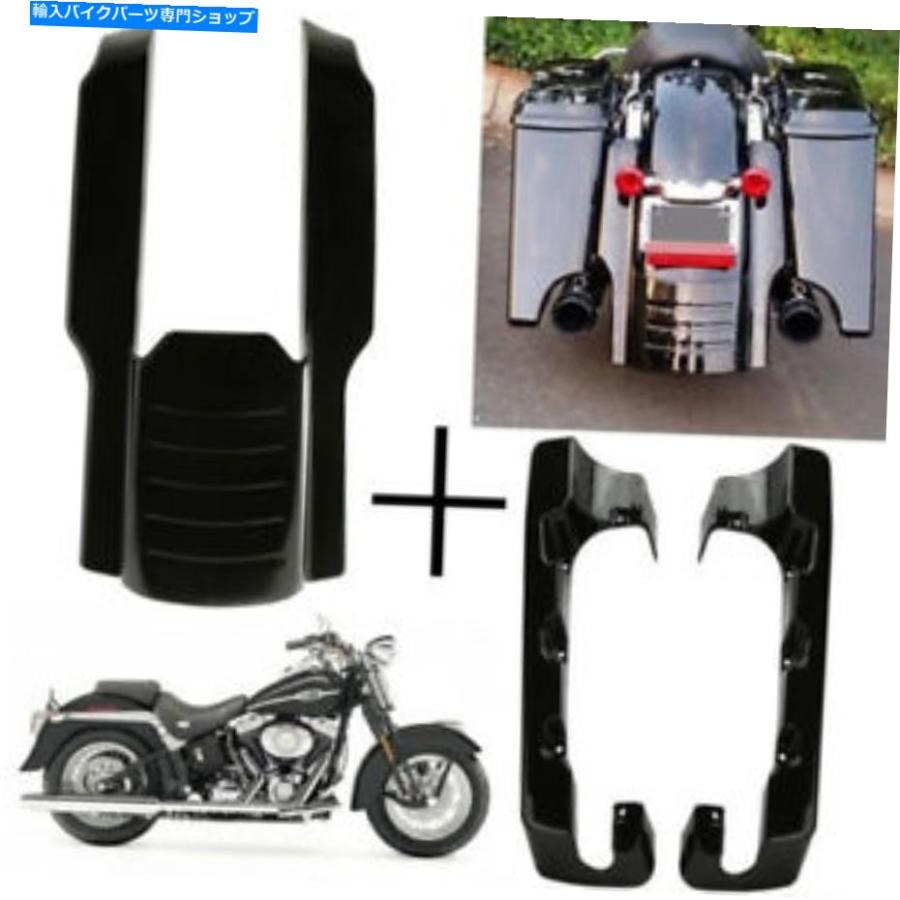 リアフェンダー リアフェンダー延長フィラー+ 4 "ハーレーロードグライドFLHR用サドルバッグエクステンション Rear Fender ...