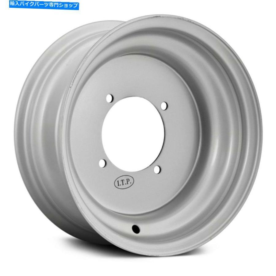 ホイール ITP 1125400032 ATV / UTVシルバースチールホイール ATV/UTV Silver Steel Wheel ...