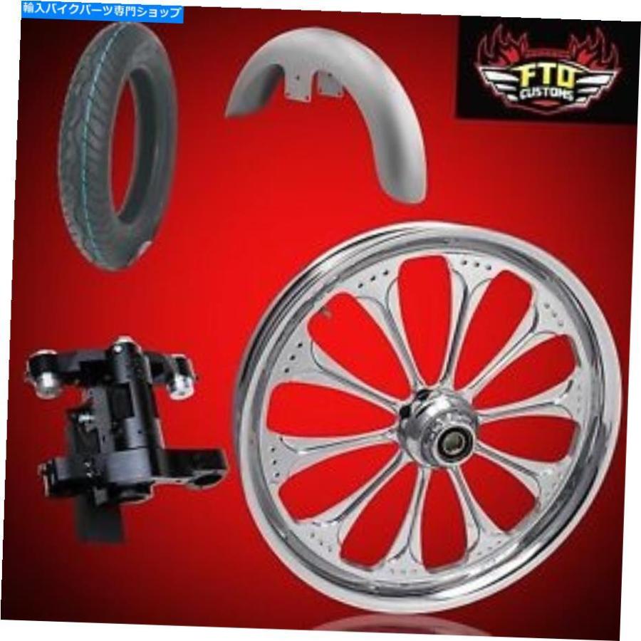 ホイール ハーレー30インチの前端大きな車輪キット、ホイール、タイヤ、首、フェンダー、 "ウィザード" Harley 30 inch ...