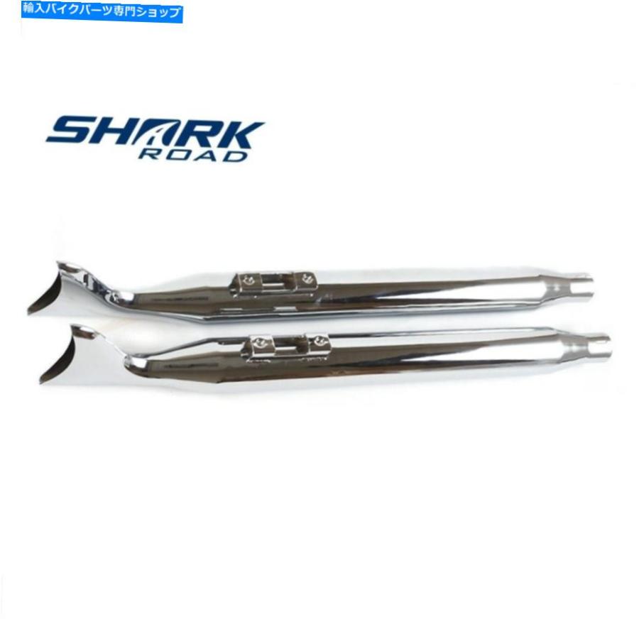 マフラー 36 "ハーレーツーリングのマフラーのクロムフィッシュテールスリップ95-16 36" Chrome Fishtail Slip ...