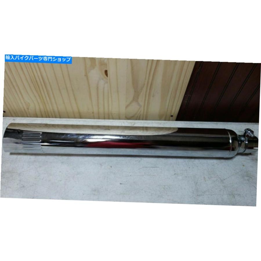 マフラー Wyatt Gatling 30-3176 Chrome Replica 28 "Mufflerが1970-84 Flhに収まる ...