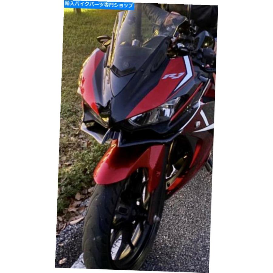 フェアリング Yamaha YZF R25 R3 R3 2015-2018 Winglet Finフェアリングカウルエアロダイナミクスブラック ...