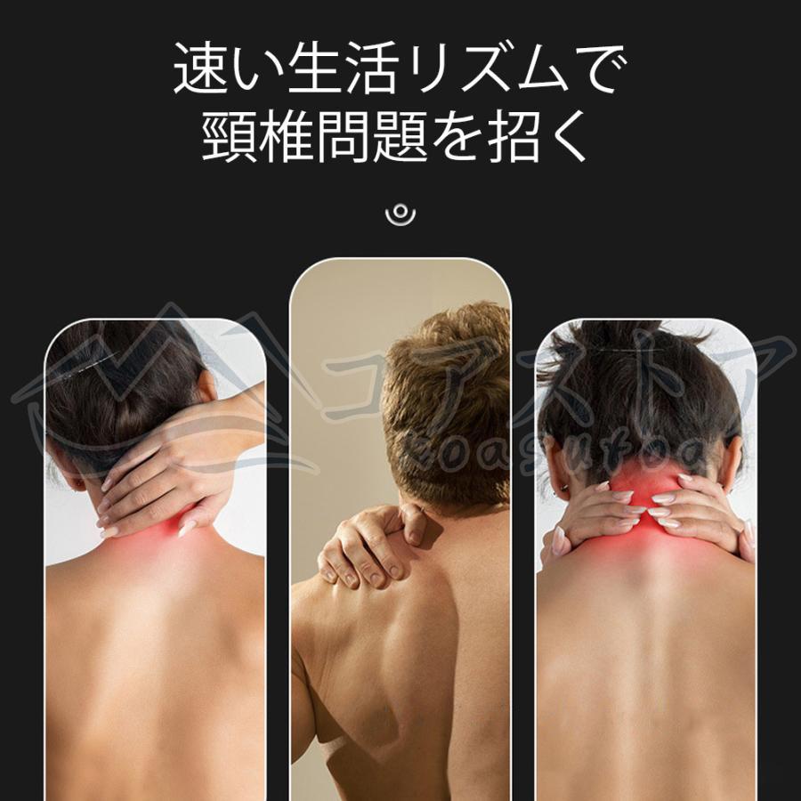 ネックマッサージャー ネックレスタイプ EMSマッサージ器 僅か58g 温熱機能 美肩 軽量 持ち運び便利 ウォームネック デスクワーク : コアストア - 通販 - Yahoo!ショッピング