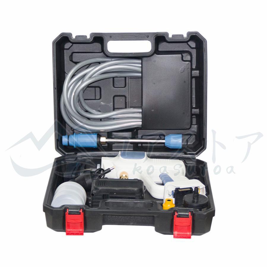 高圧洗浄機 コードレス 充電式 マキタ バッテリー 併用 18V 吐出圧力3.0Mpa 洗車機 強力噴射 適用 コンパクト 軽量 庭 階段 外壁 清浄 大掃除 家庭用 洗車 女性 : コア ...