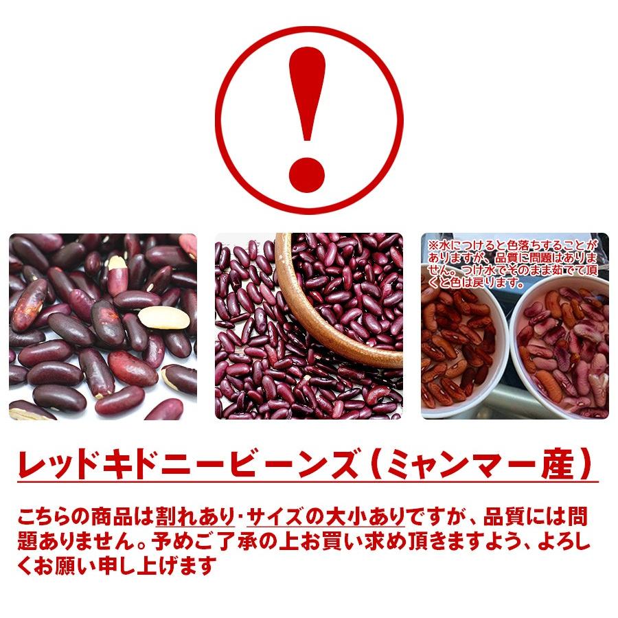 神戸スパイス レッドキドニービーンズ(ミャンマー産) 500g パケット便 Red Kidney Beans (Rajima) 金時豆 赤 ...