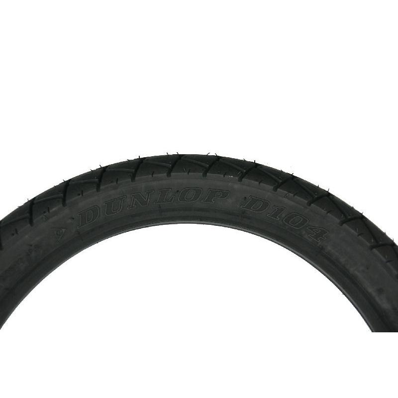 訳あり 長期保管（屋内）DUNLOP ダンロップ D104 2.75-17 41P 4PR チューブタイプ タイヤ クロスカブ110 ベンリィ ...