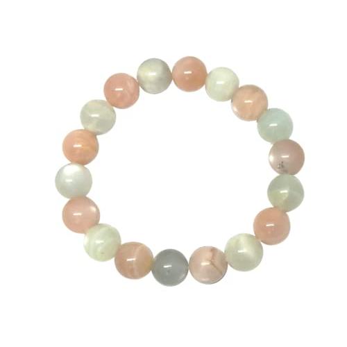 AA ミックスムーンストーン 10mm ブレスレット 6月 誕生石 15cm 16.5cm 18cm 20cm 月長石 天然石 メンズ レディース パワーストーン :10005625:神戸宝 ...