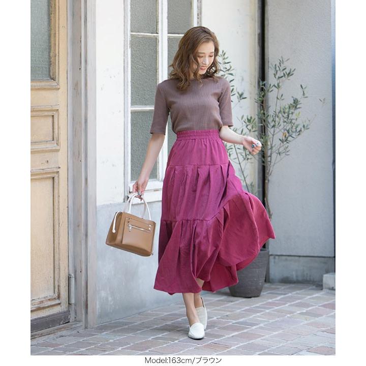 KOBE LETTUCE カットソー トップス レディース 丸首 バックオープン 細見え 五分袖 バックシャン C4015 : 神戸レタスKOBELETTUCE - 通販 - Yahoo!ショッピング