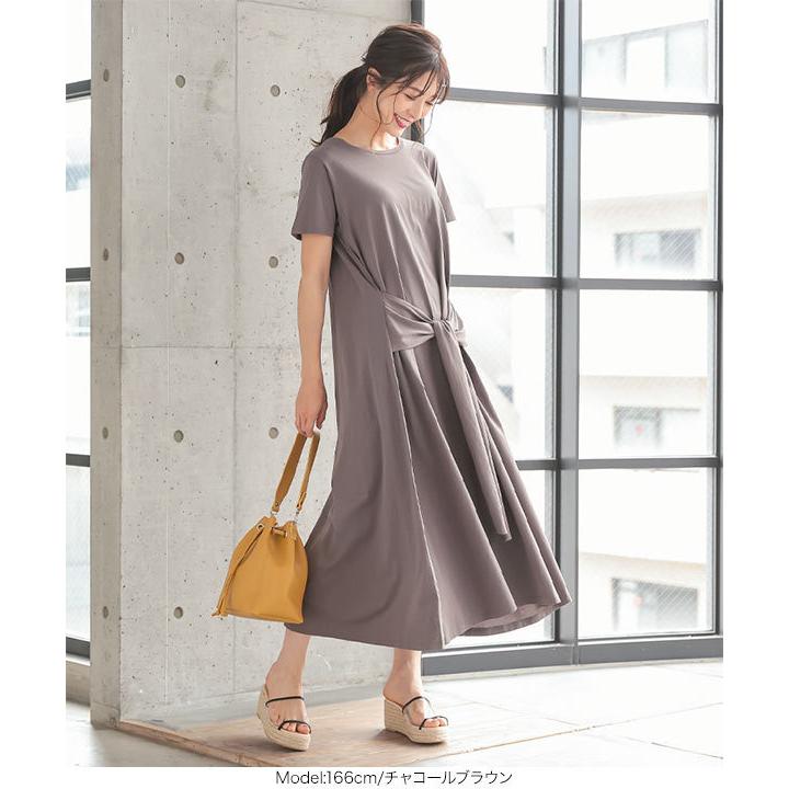 KOBE LETTUCE ワンピース 半袖 ロング丈 リラックス 夏 綿100 KOBE LETTUCE ワンピース 半袖 ロング丈 リラックス 夏 綿100
