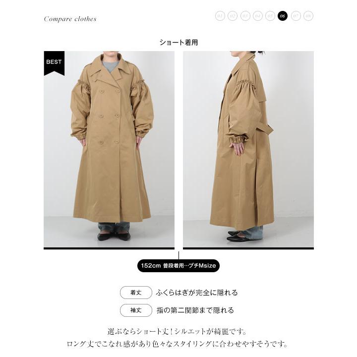 KOBE LETTUCE yuri.さんコラボ トレンチコート レディース KOBE LETTUCE yuri.さんコラボ トレンチコート レディース