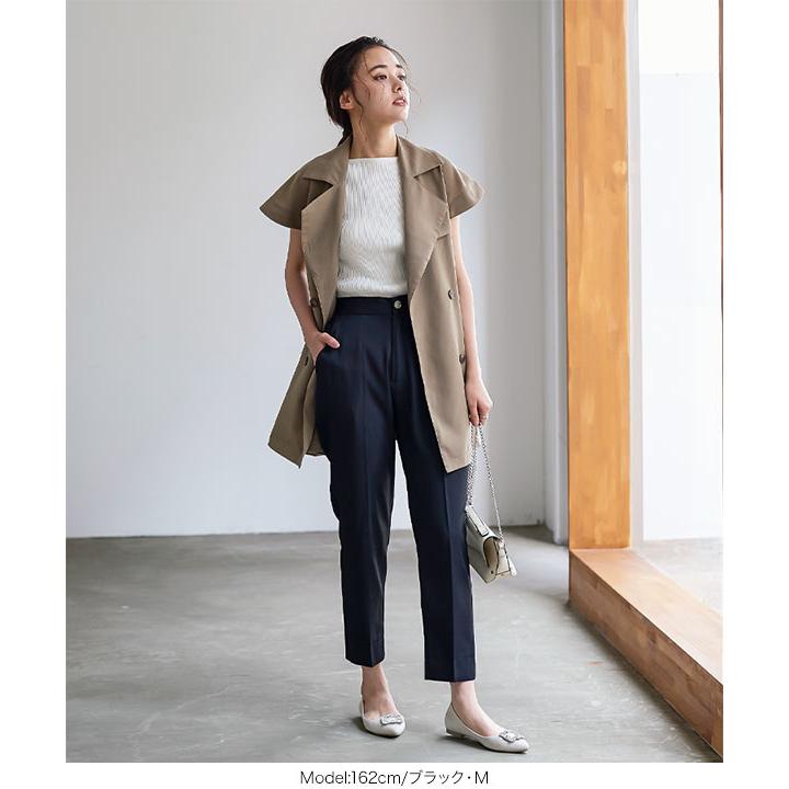 KOBE LETTUCE（神戸レタス） パンツ テーパードパンツ ボトムス レディース 低身長 高身長 ハイウエスト きれいめ 細見え オフィス M3703 : 神戸レタス ...