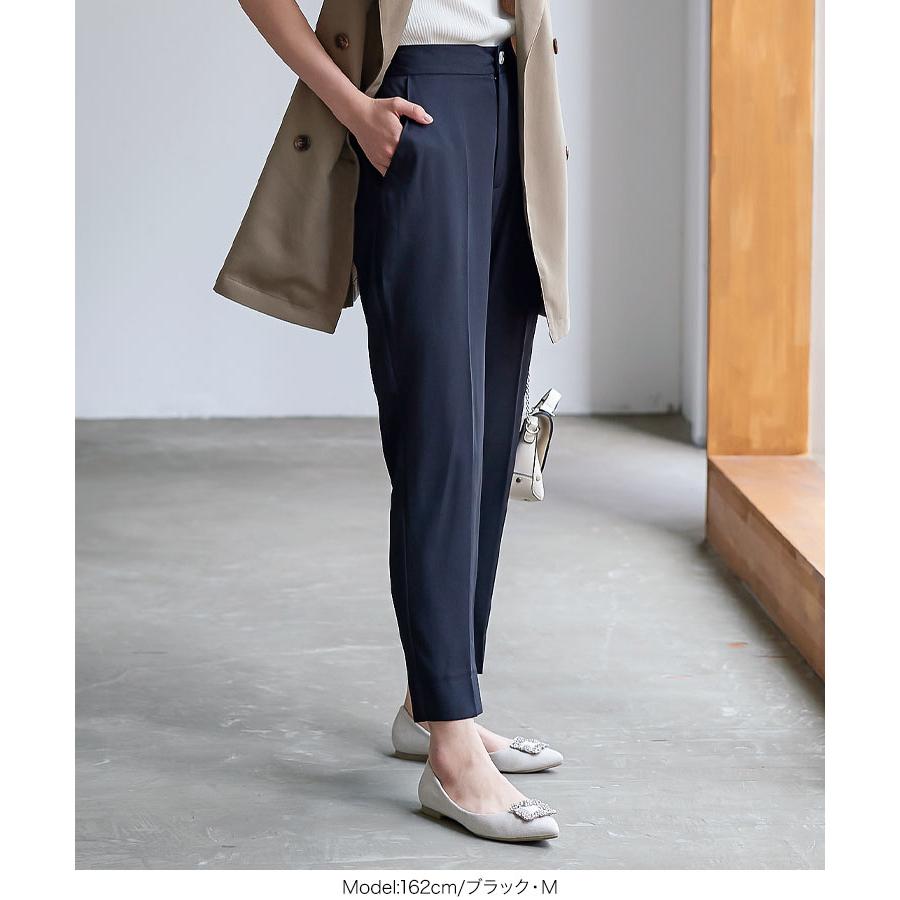 KOBE LETTUCE（神戸レタス） パンツ テーパードパンツ ボトムス レディース 低身長 高身長 ハイウエスト きれいめ 細見え オフィス M3703 : 神戸レタス ...