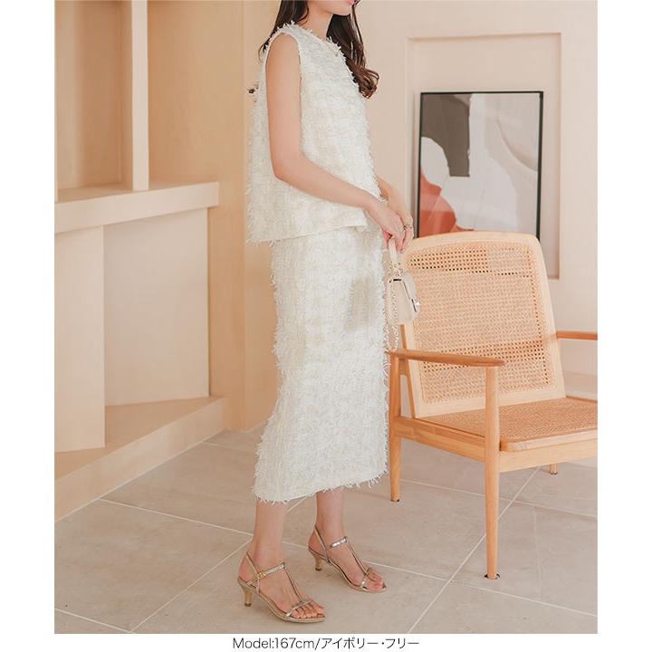 KOBE LETTUCE タイトスカート ロング 白 黒 レディース スカート 50代 40代 30代 ナロースカート ボトムス M4083 ...