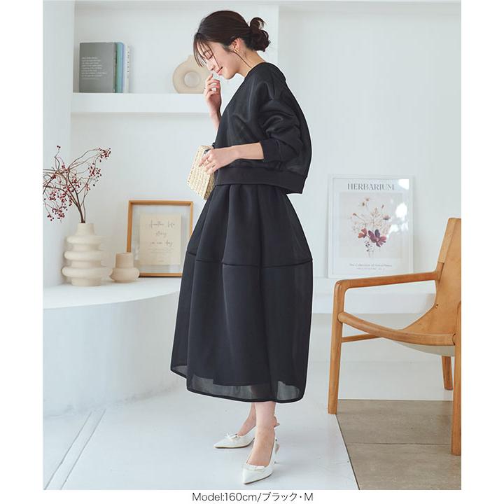 KOBE LETTUCE バックジップ シアーダンボールフレアースカート KOBE LETTUCE バックジップ シアーダンボールフレアースカート