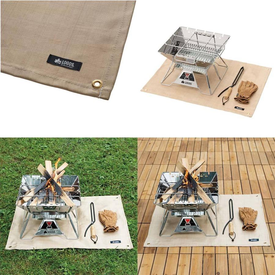 ロゴス たき火台シート (80×60cm)＋LOGOS the ピラミッドTAKIBI XL・コンプリートDX お買い得2点セット ロゴスのセット品 : r14bb039 : KOBEYA ...