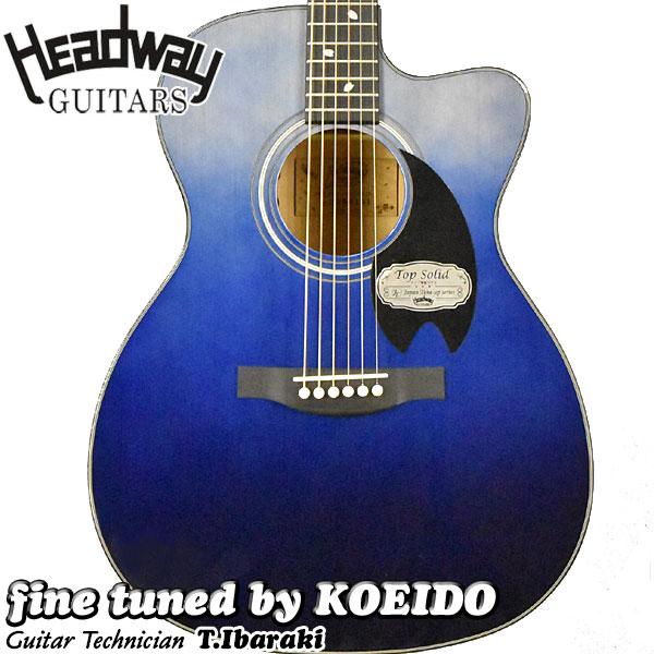 Headway Headway HOC-SAKURA/JS SBL-GRD (Summer Blue Gradation)ヘッドウェイ アコースティックギター エレアコ サクラ : 光栄堂楽器 ...