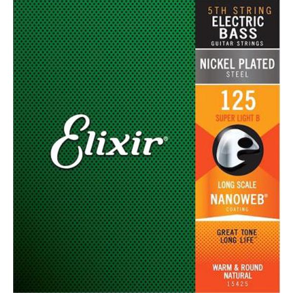 Elixir Custom String Shop Low-B Super Light 125 #15425(定形外郵便発送) : 光栄堂楽器 ...