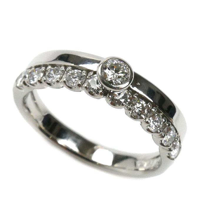 Pt1000プラチナ リング・指輪 ダイヤモンド0.135ct/0.48ct 15号 7.9g レディース 中古 美品 : 古恵良販売 - 通販 - Yahoo!ショッピング
