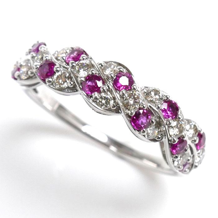 K18WG ホワイトゴールド リング・指輪 ルビー0.33ct ダイヤモンド0.35ct 15号 3.7g レディース 中古 美品 : ap24-0309-7 : 古恵良販売 - 通販 ...