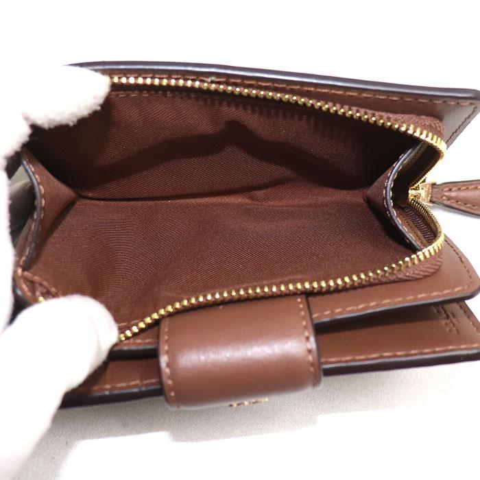 COACH コーチ コンパクトウォレット 二つ折り財布 ブラウン C0082 IME74 アウトレット レディース 未使用 買取品 : 古恵良販売 - 通販 - Yahoo!ショッピング