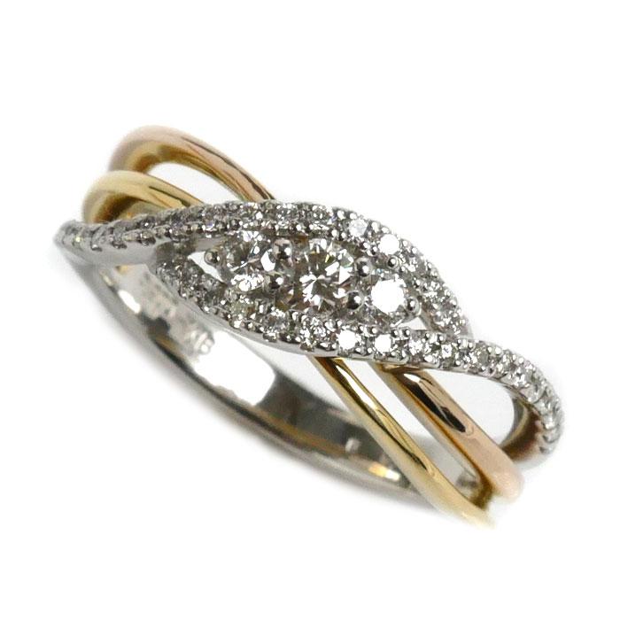 Pt900/K18YG リング・指輪 ダイヤモンド0.36ct 12号 5.8g レディース 中古 : 古恵良販売 - 通販 - Yahoo!ショッピング