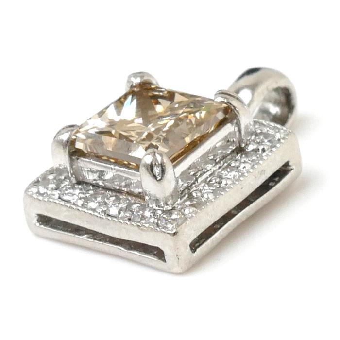 Pt900プラチナ ペンダントトップ ダイヤモンド0.77ct/0.16ct 1.7g プリンセスカット レディース 中古 : k23-385-1 : 古恵良販売 - 通販 - Yahoo ...