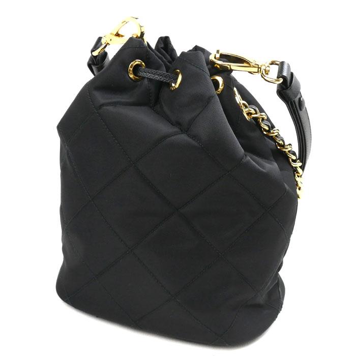 PRADA プラダ Re-Edition 1995 チェーン 2Wayショルダーバッグ ブラック 1BH038 2AOS F0002 Re-Nylon レディース 中古 美品 : k24 ...