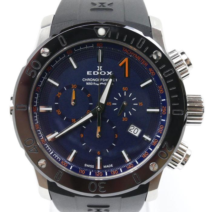 EDOX エドックス クロノオフショア 1 腕時計 電池式 10221-3N-BUINO メンズ 中古 : k24-1819-1 : 古恵良販売 - 通販 - Yahoo!ショッピング