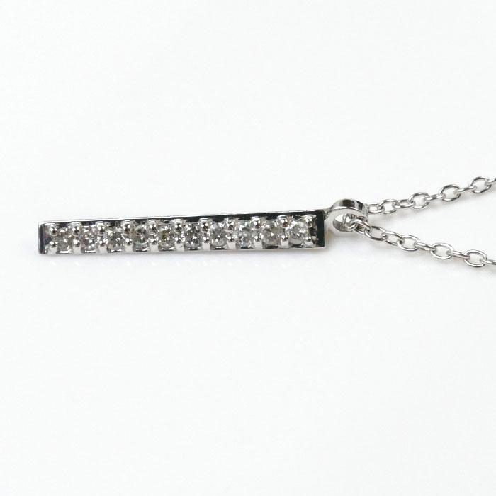 K18WG ホワイトゴールド ダイヤ ネックレス ダイヤモンド0.16ct 3.1g 44cm レディース 中古 : 古恵良販売 - 通販 - Yahoo!ショッピング