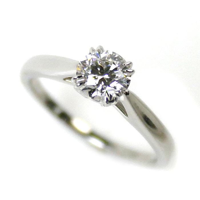 HARRY WINSTON ハリーウィンストン Pt950プラチナ ソリティア リング・指輪 ダイヤモンド0.54ct 7号 3.4g レディース 中古 美品 : 古恵良販売 - 通販 ...