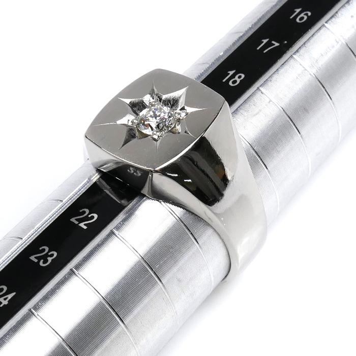 Pt900プラチナ 印台 リング・指輪 ダイヤモンド0.30ct 20号 19.6g メンズ 中古 : 古恵良販売 - 通販 - Yahoo!ショッピング