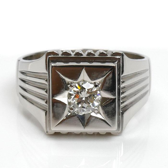 Pt900プラチナ 印台 リング・指輪 ダイヤモンド0.46ct 21号 19.2g メンズ 中古 美品 : 古恵良販売 - 通販 - Yahoo!ショッピング