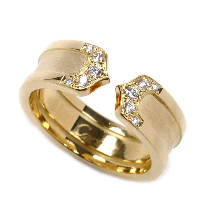 Cartier CARTIER カルティエ K18YG イエローゴールド C2 ダイヤ リング・指輪 ダイヤモンド 11号 51 7.2g レディース 中古 美品 : 古恵良販売 - 通販 ...