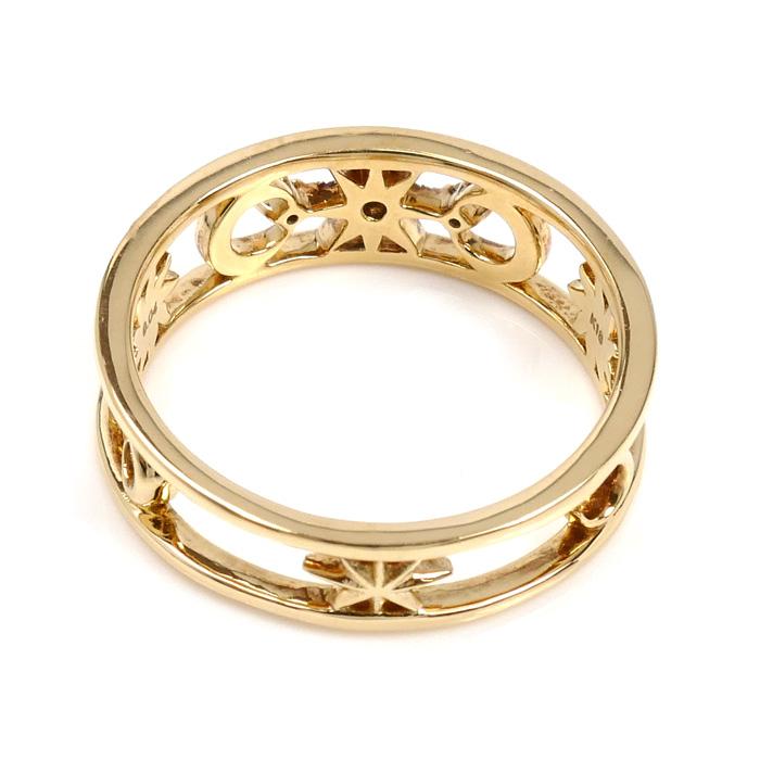 STAR JEWELRY スタージュエリー K18YG イエローゴールド MOON&SUN リング・指輪 2ZR1535 ダイヤモンド0.04ct 11.5号 中古 : 古恵良販売 - 通販 ...