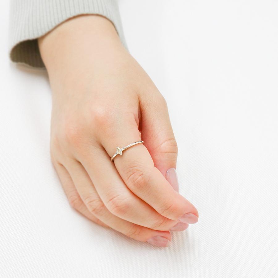 リング レディース ダイヤモンド プラチナ pt900 マーキス 0.1ctup シンプル スリーストーン 3石 華奢 極細 指輪 人気 レイヤード 日本製 : koff - 通販 ...